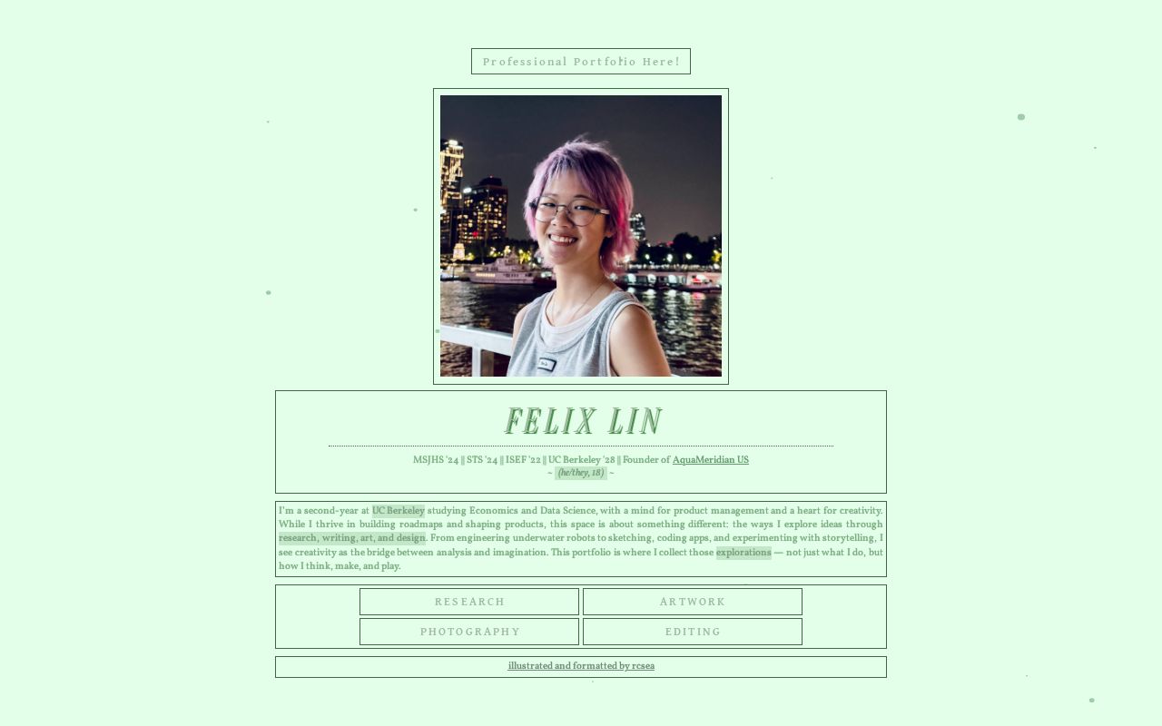 Felix Lin - Portfolio